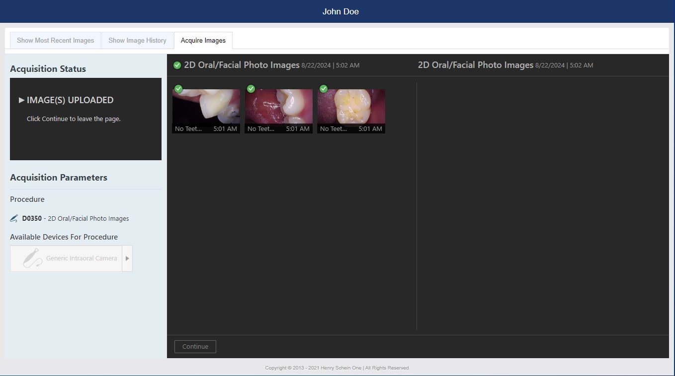 Perfect Cam Manual for Dentrix Imaging Center - IOC Snapshot